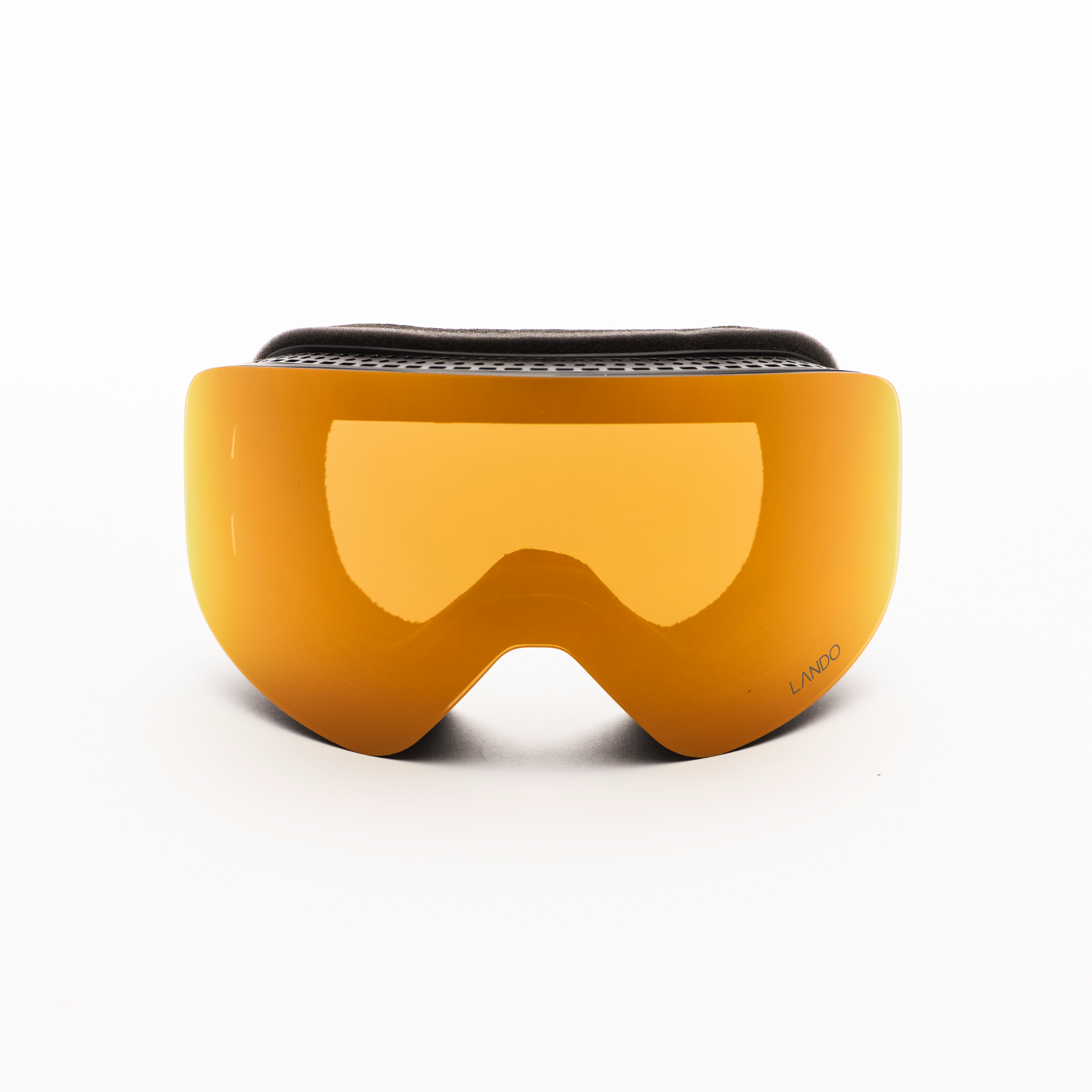 Eclipse Gold - Reflective Ski Goggles – Lando